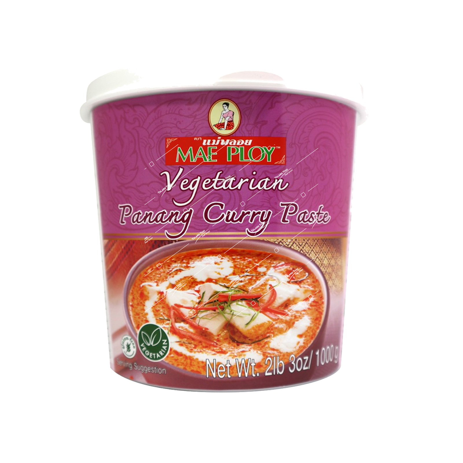 MAE PLOY PANANG CURRY PASTE (VEG) 1KG - Talard Thai Food Service